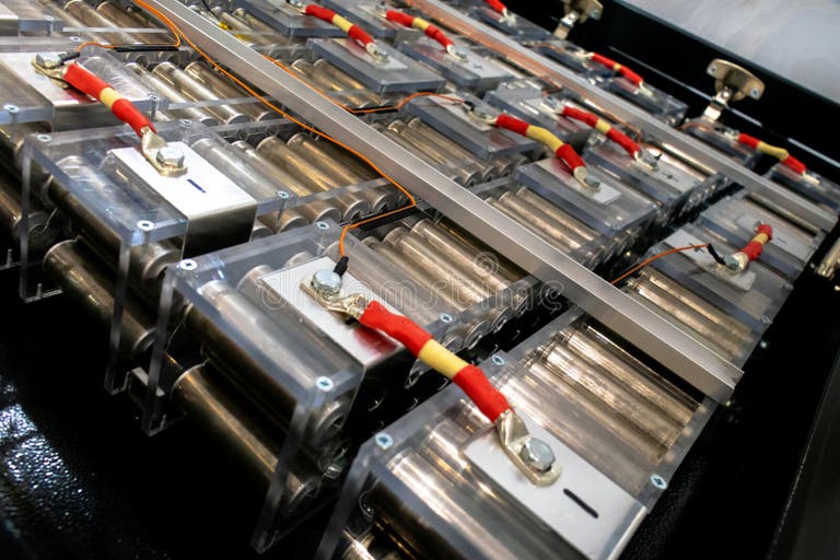 The Batteries are Assembled into a Single Circuit and Interconnected ...