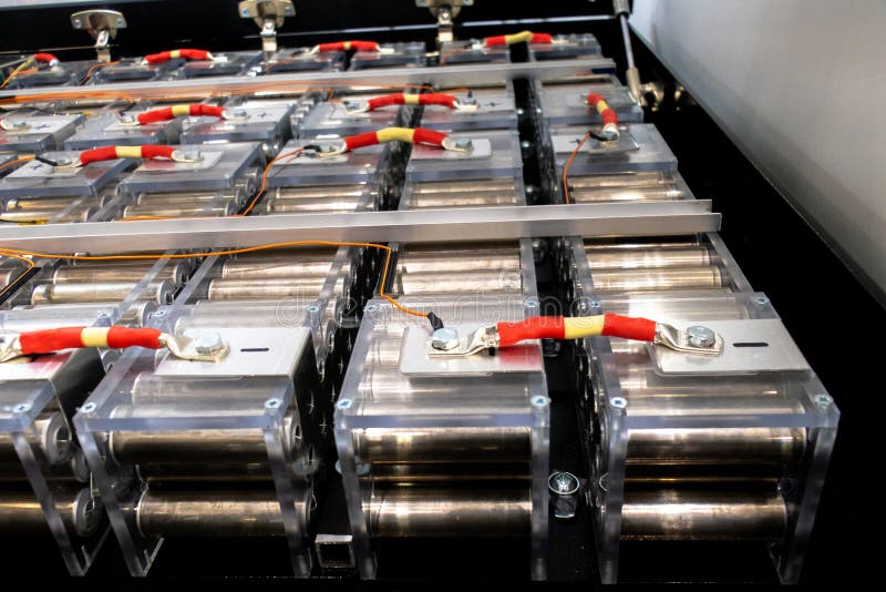 The Batteries are Assembled into a Single Circuit and Interconnected ...