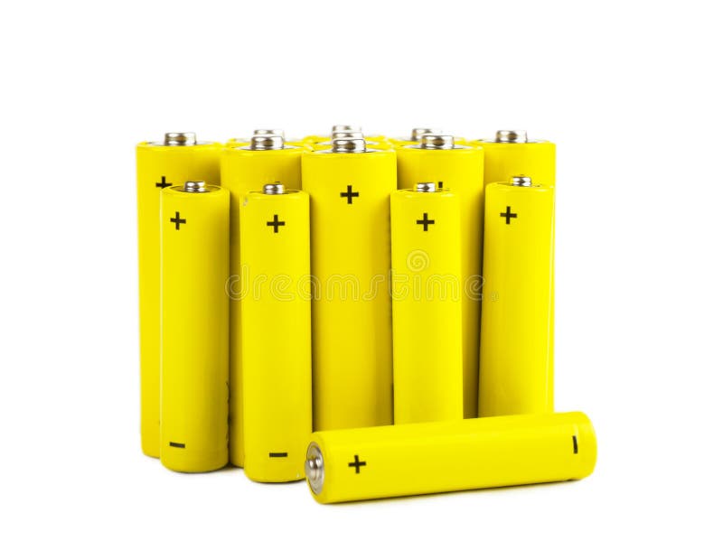 Batteries stock photo. Image of design, isolated, metal - 30282860