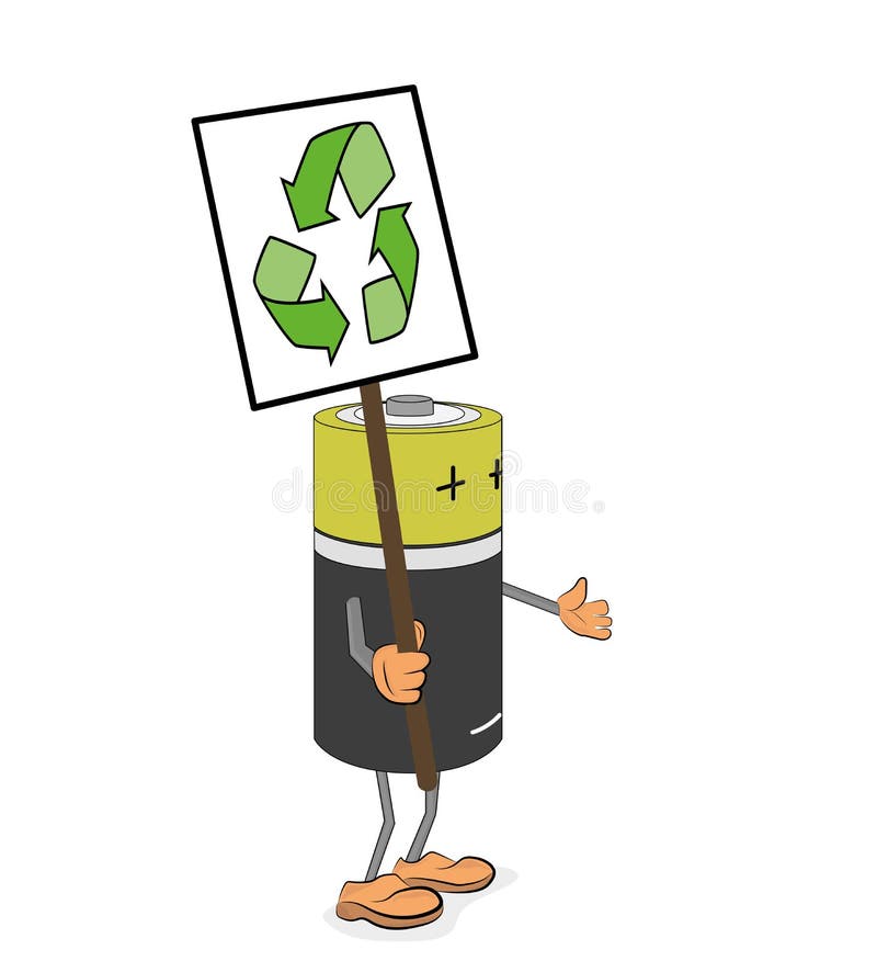Batteries Recycle Poster Stock Illustrations – 44 Batteries Recycle ...