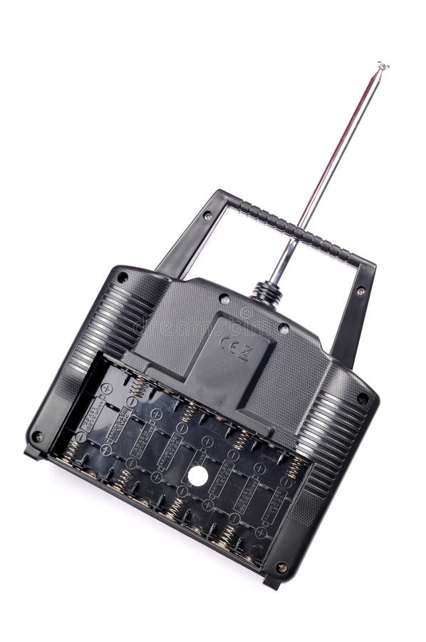 Remote Control Battery Compartment Stock Image - Image of plastic ...