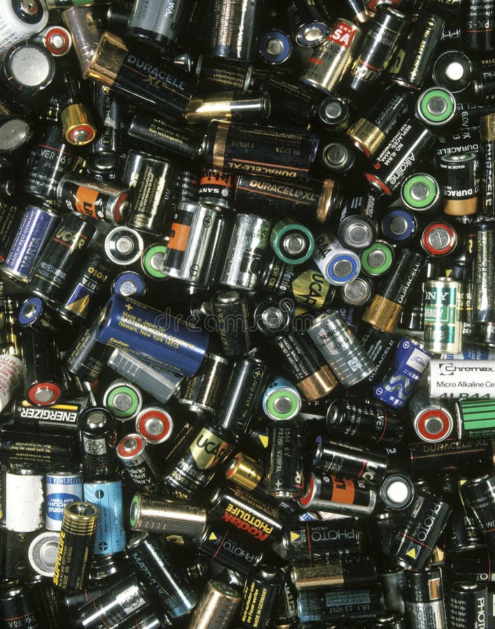 RECYCLAGE DES PILES stock photo. Image of nature, pollution - 172897940