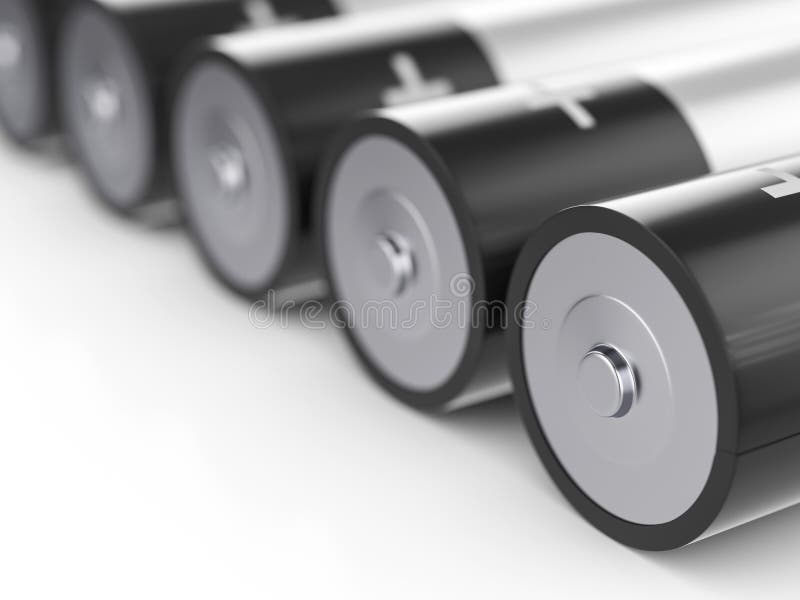 Batteries stock illustration. Illustration of volt, batteries - 219742324