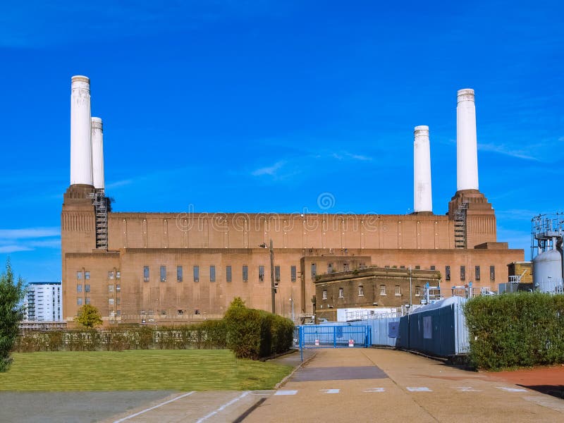 Battersea Power Station in London Stock Photo - Image of power, london ...