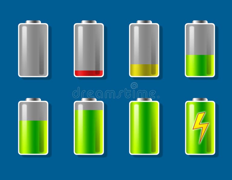 Various Battery Grades Stock Illustrations – 1,333 Various Battery ...