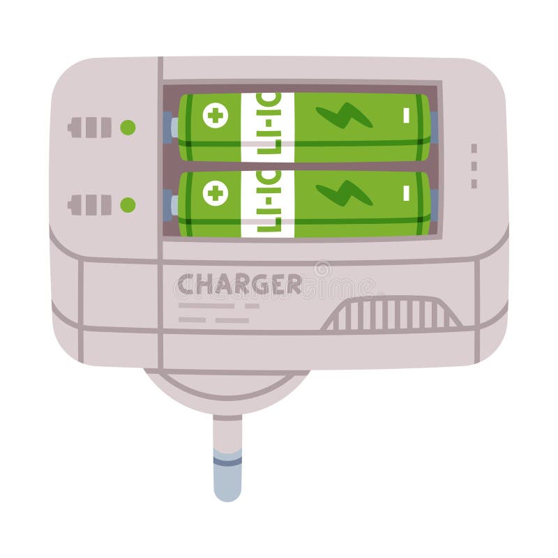 Battery Accumulator As Energy Storage Device Vector Illustration Stock ...