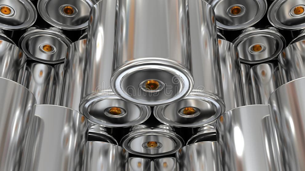 4680 Battery Array, High-capacity Accumulator Cell Modules, Tables Cell ...