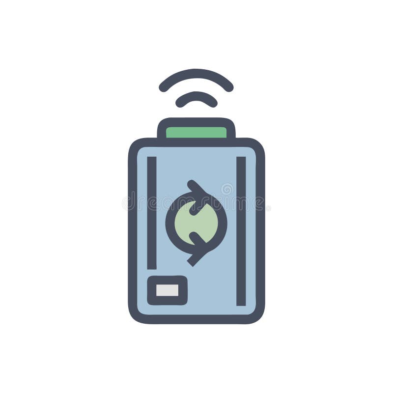 Battery Backup Icon for Power Reliability Stock Illustration ...