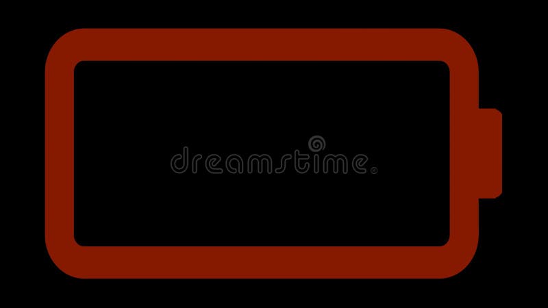 Battery Camera Plain Empty Red Stock Illustration - Illustration of ...