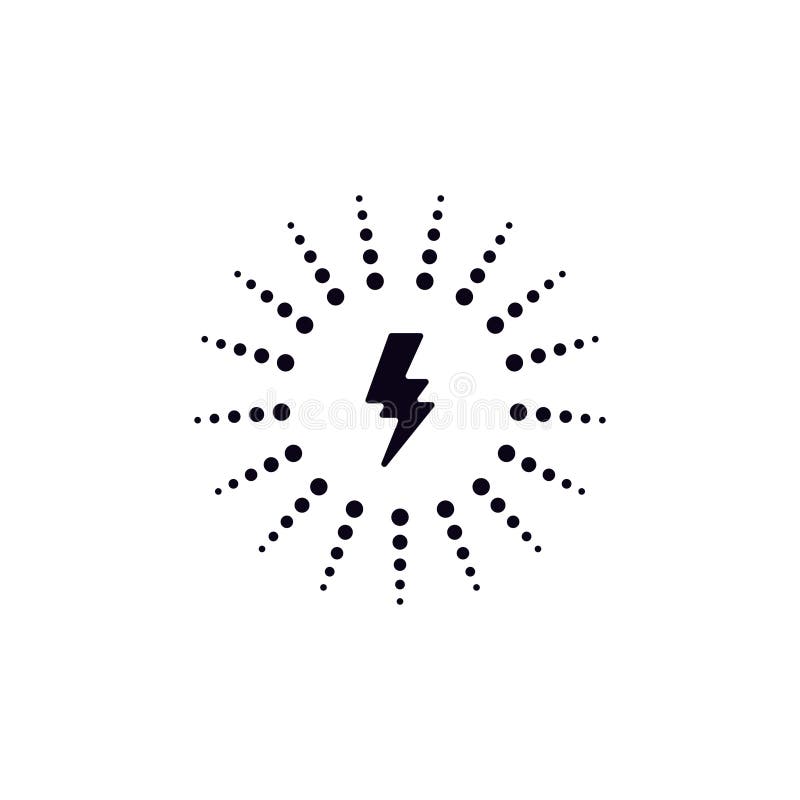 Battery Charge Dynamic Thunderbolt Power Flash Logo Stock Illustration ...