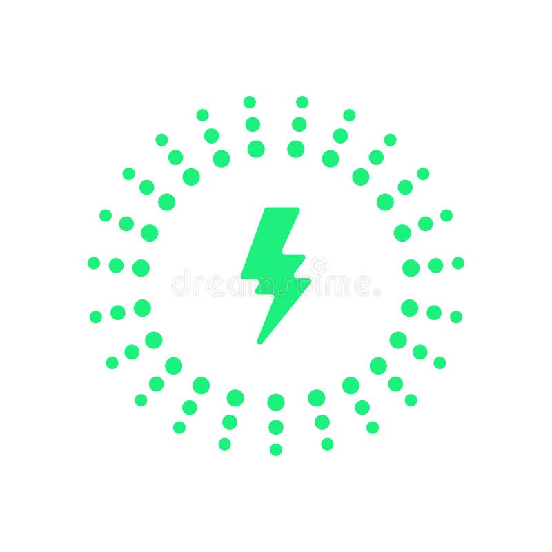 Battery Charge Dynamic Thunderbolt Power Flash Logo Stock Illustration ...