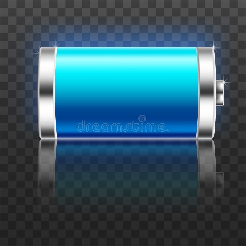 Battery Charge Full Power Energy Level Stock Vector - Illustration of ...