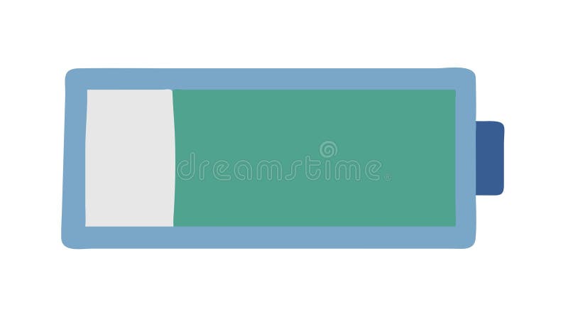 Battery Charge Level Icon Vector, Power, Energy, Electronics, Indicator ...