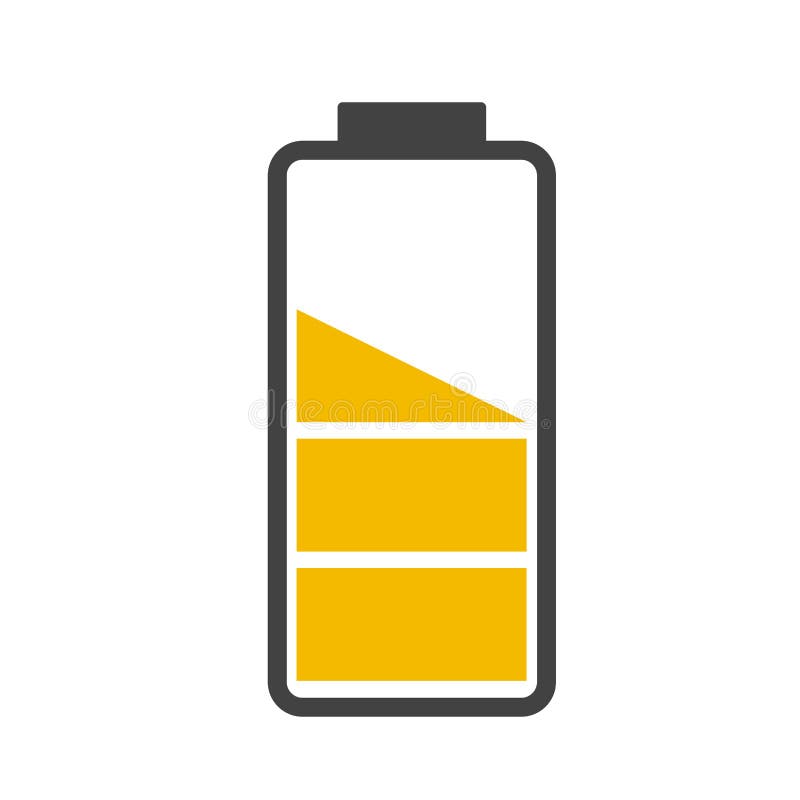 Battery Charge Level Indicator Bar Icon, Full, Empty or Loading on ...