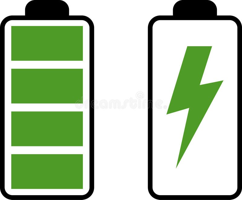 Battery Charge Level Indicator. Battery Icon Set, Flat Battery Icon ...