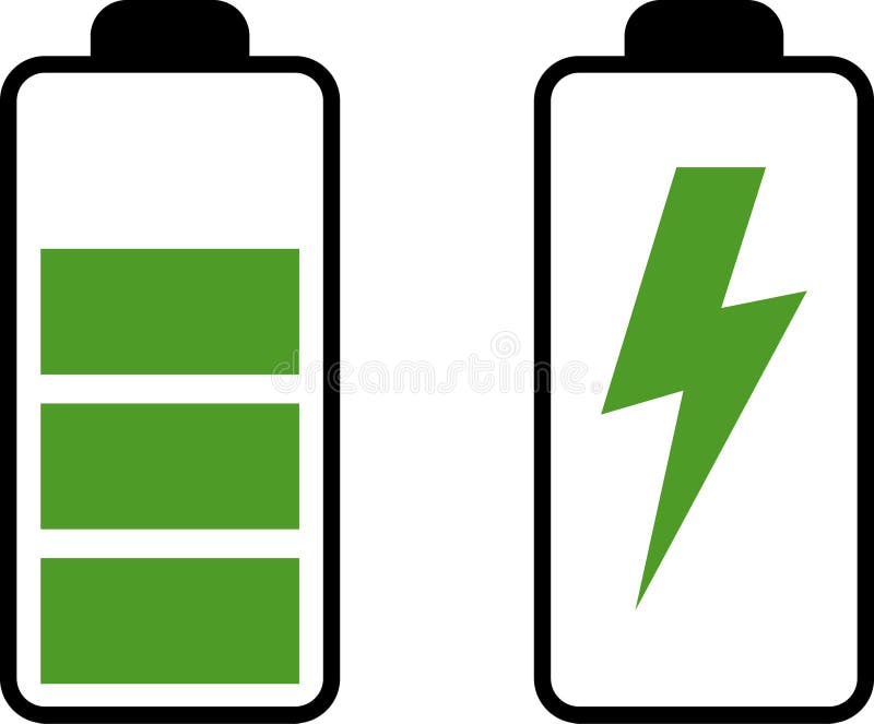Battery Charge Level Indicator. Battery Icon Set, Flat Battery Icon ...
