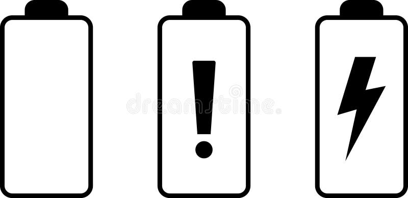 Battery Charge Level Indicator. Battery Icon Set, Flat Battery Icon ...