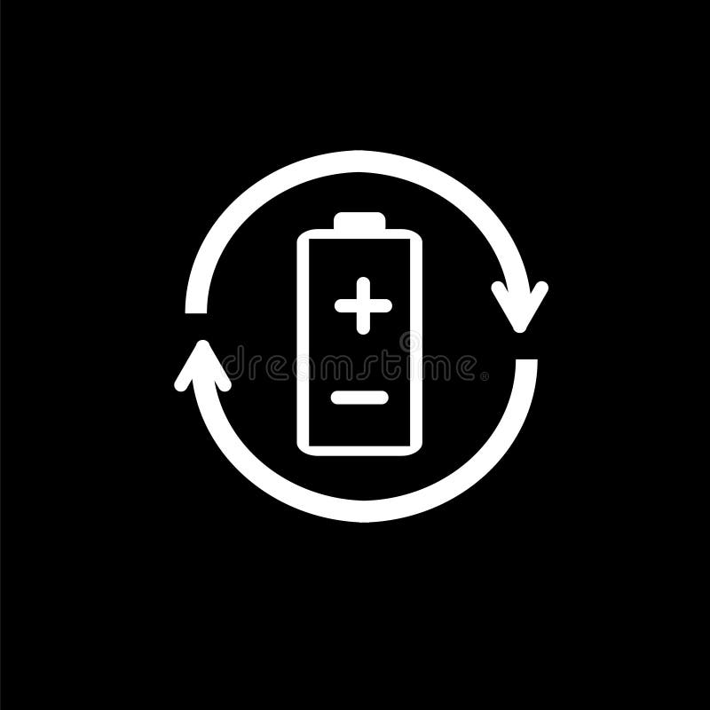 Battery Charge Vector Flat Icon Plus Minus Stock Illustration ...