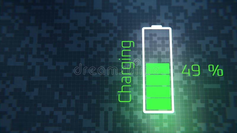 The Battery Charges Quickly. the Concept of Fast Charging. Battery Fast ...