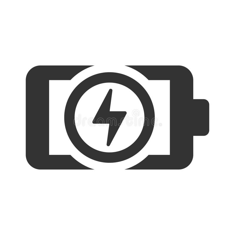 Battery charging Icon stock vector. Illustration of battery - 317373825