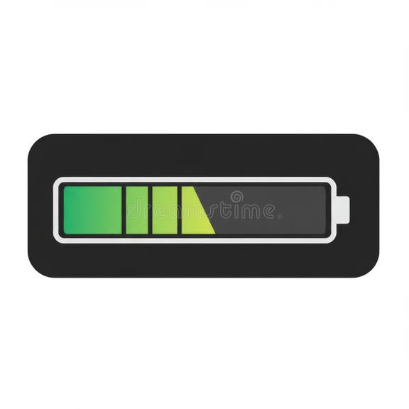 Battery Charging Level Indicator Stock Illustration - Illustration of ...