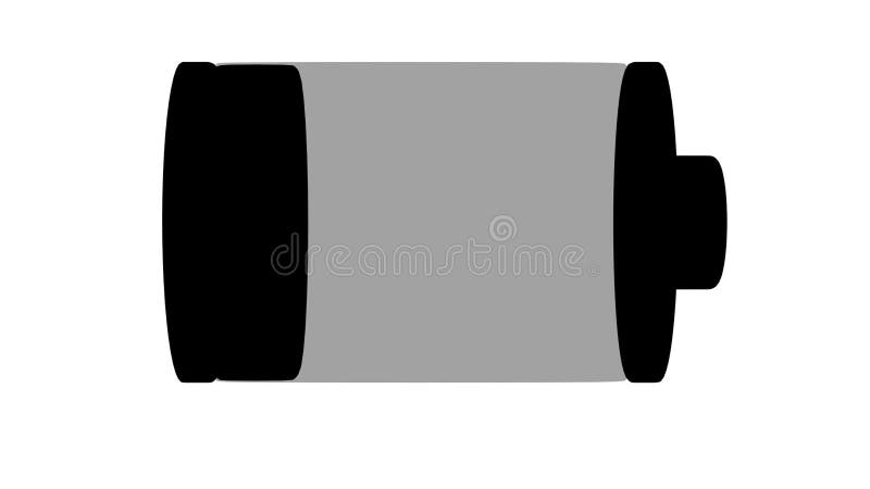 Battery Charging Red Bar Animation Power Electric Motion Graphic Stock ...