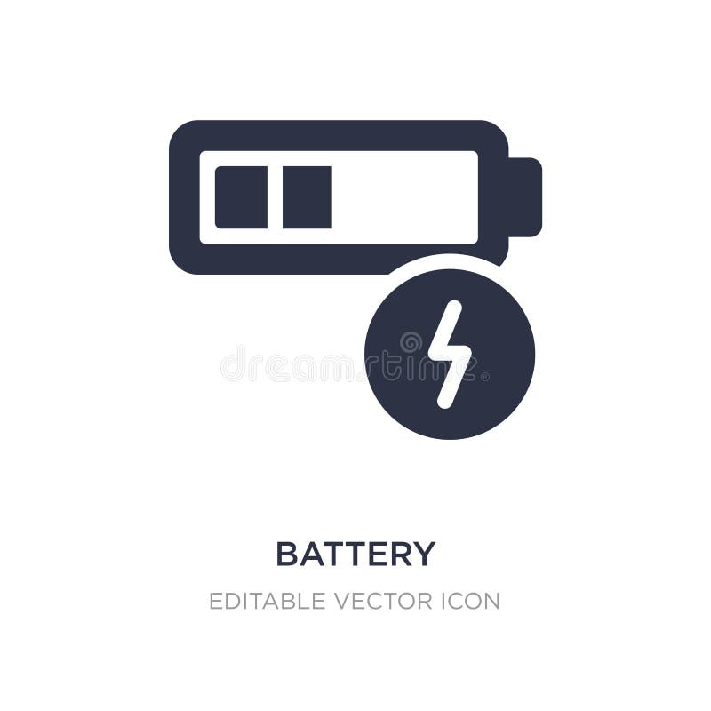 Battery Charging Status Icon in Different Style Vector Illustration ...