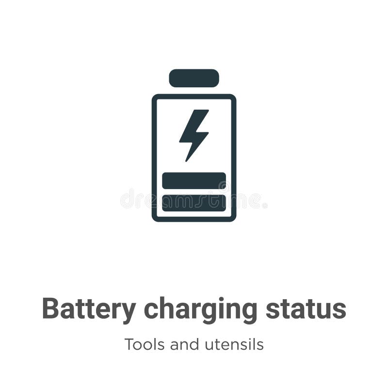 Charging Status Icon in Filled, Thin Line, Outline and Stroke Style ...