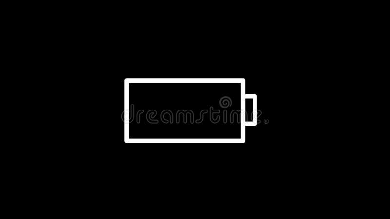 Charging Battery Motion Graphics with Green Screen Background Stock ...