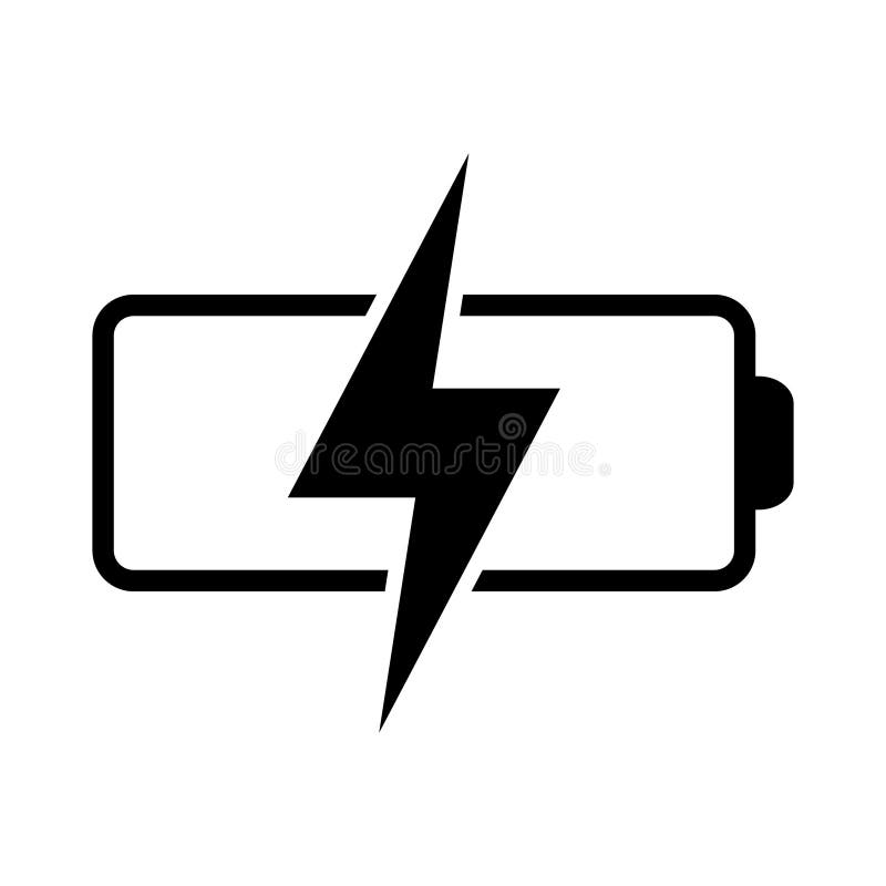 Battery Charging UI Icon. Battery Charge Indicator Icon Stock Vector ...
