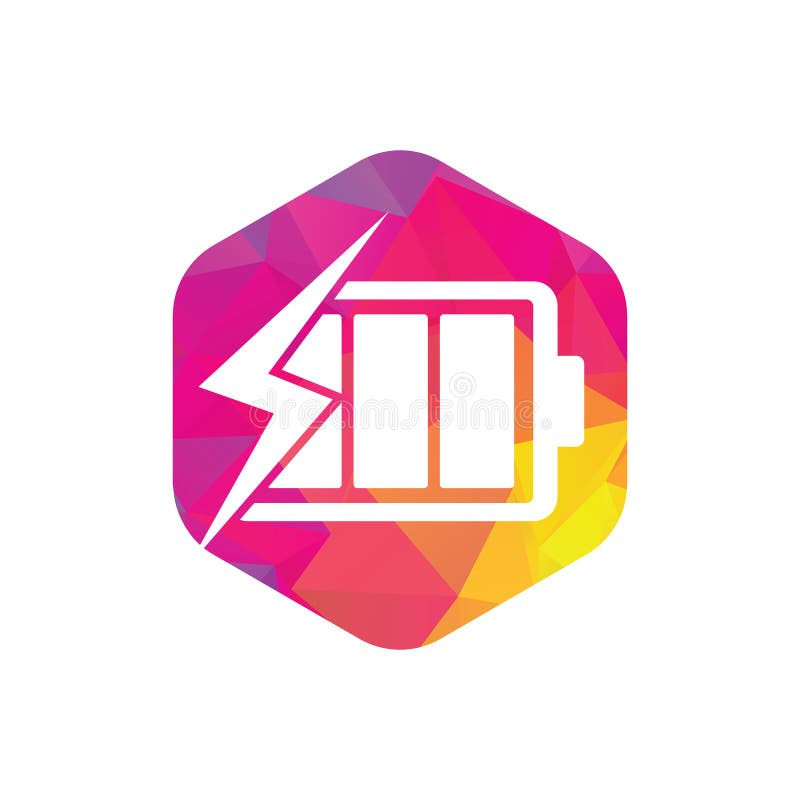 Battery Charging Vector Icon. Quick and Fast Charge Logo Stock Vector ...
