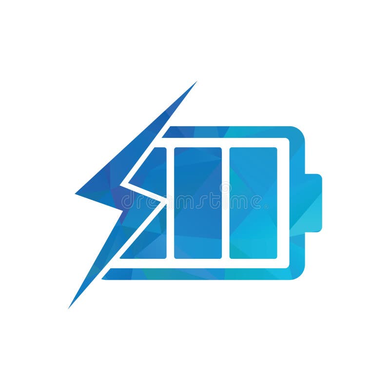 Battery Charging Vector Icon. Quick and Fast Charge Logo Stock Vector ...