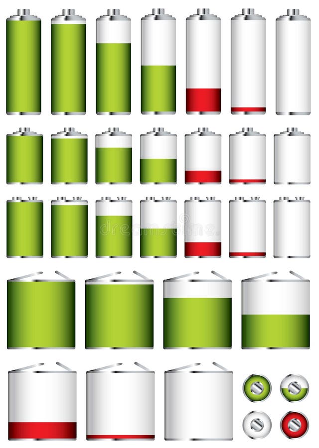 Battery Collection Sizes Picture. Image: 14518877
