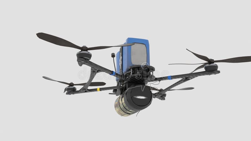 Battery Drone Camera with White Background Editorial Photography ...