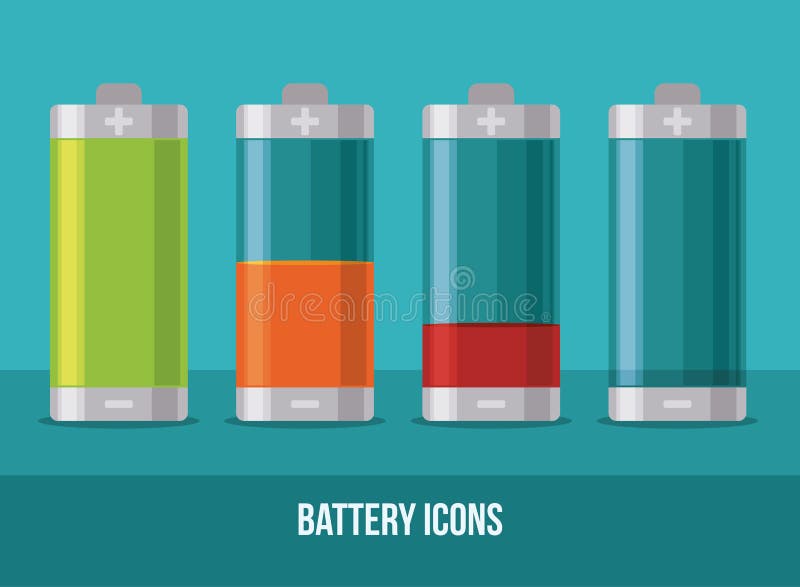 Battery energy design. stock vector. Illustration of vector - 58387861