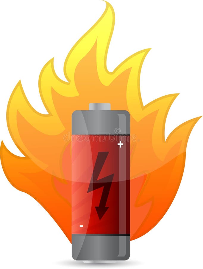 Battery Fire Stock Illustrations – 4,818 Battery Fire Stock ...