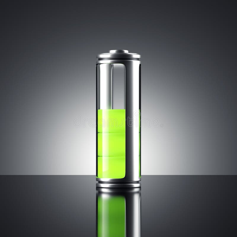 Battery/ Green Energy Concept Stock Vector - Illustration of recharge ...