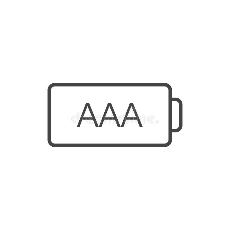 Aa Battery Icon Stock Illustrations – 361 Aa Battery Icon Stock ...