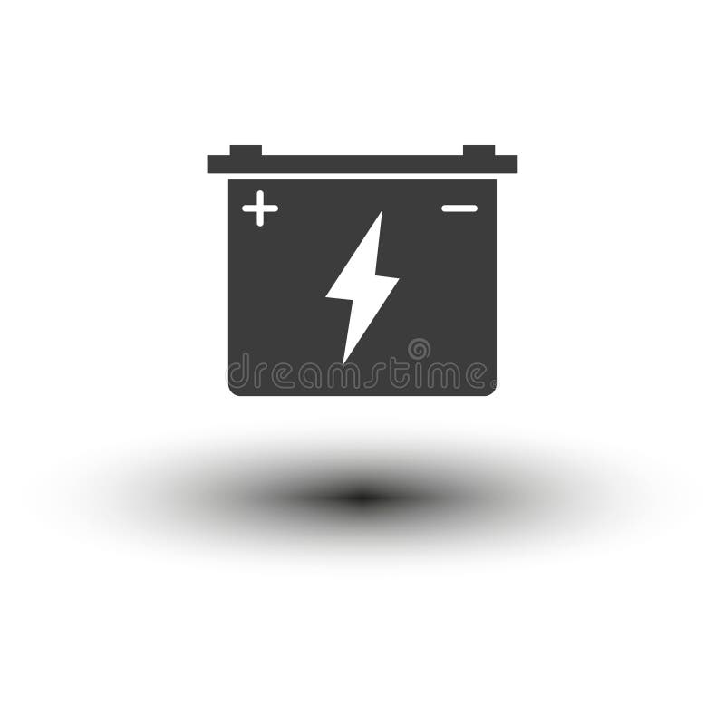 Black Battery Icon. Digital Technology. Vector Illustration Stock ...