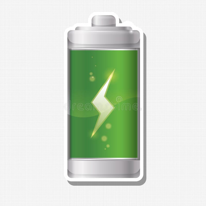 Battery icon design stock illustration. Illustration of energy - 67713778