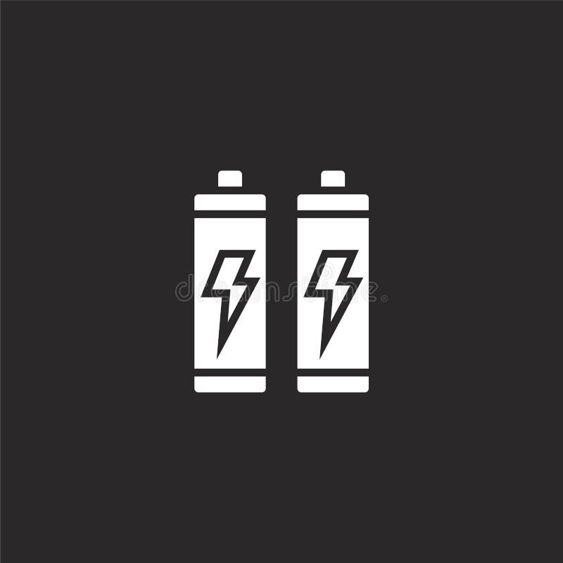 Battery Icon. Filled Battery Icon for Website Design and Mobile, App ...