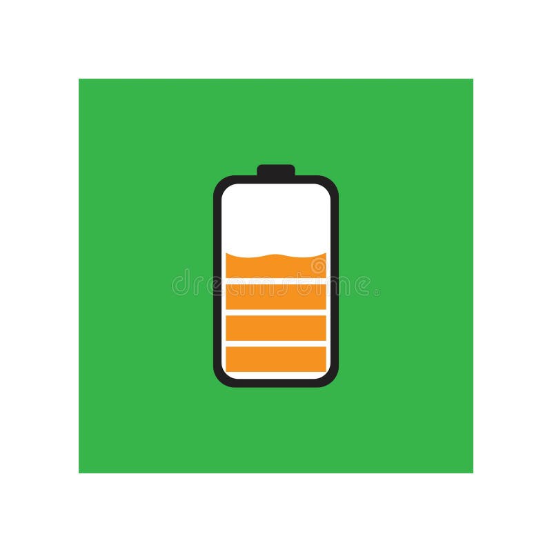 Battery icon logo stock vector. Illustration of minus - 196374128