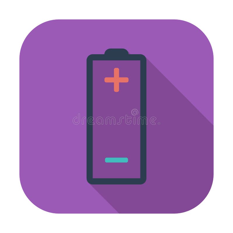 Battery icon. stock vector. Illustration of isolated - 98736584