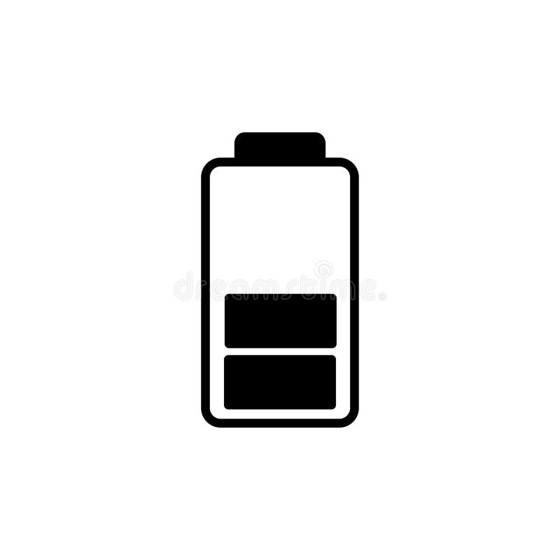 Battery Icon . Battery Charge Indicator Icon Stock Illustration ...