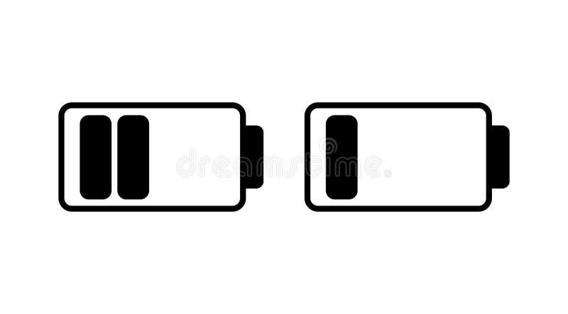 Battery Icon . Battery Charge Indicator Icon Stock Vector ...