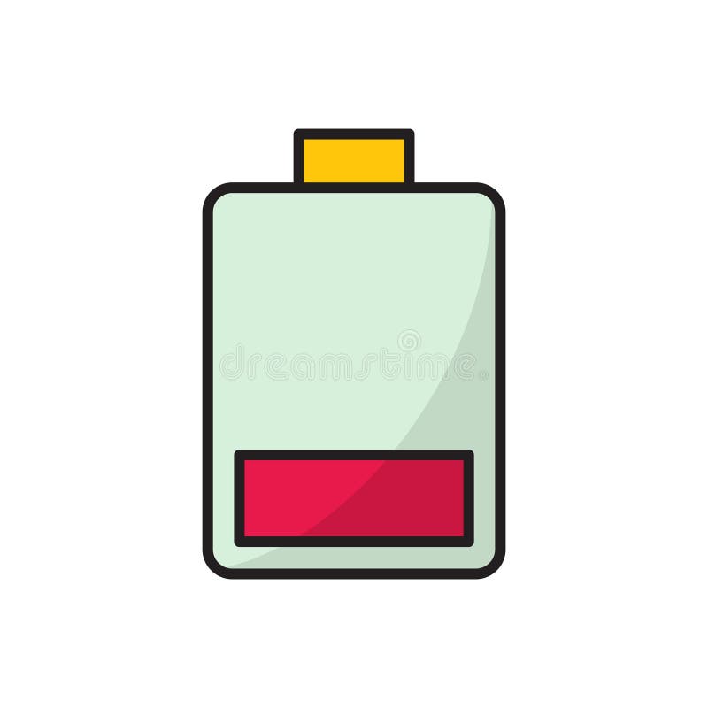 Battery Icon Vector Design Element Templates Simple Stock Vector ...