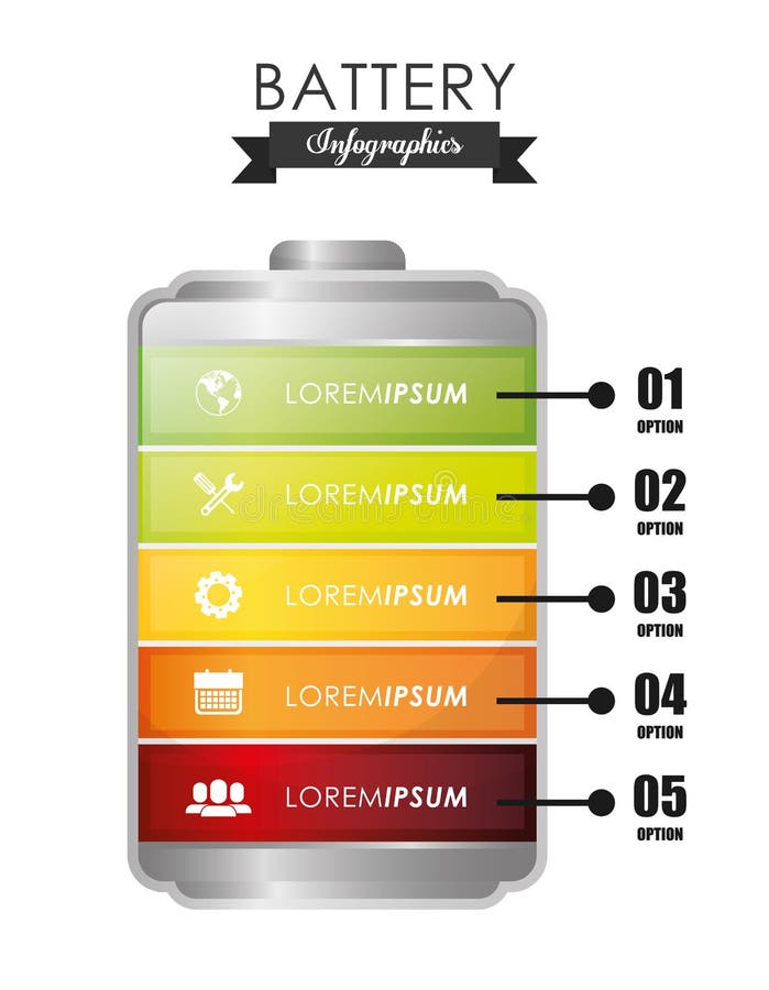 Battery icons graphic stock vector. Illustration of full - 65418836