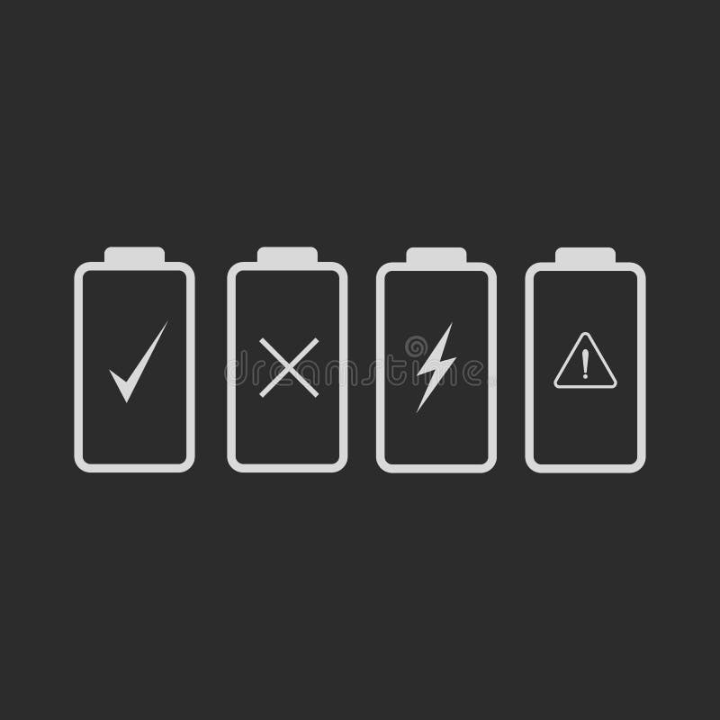 Battery indicator icon stock vector. Illustration of design - 139631138