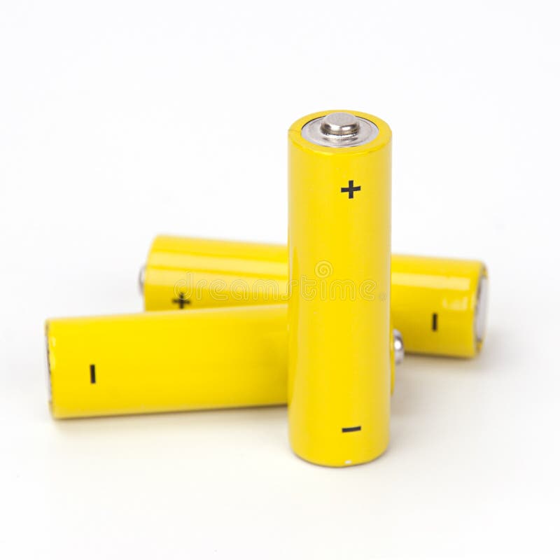 Battery isolated stock image. Image of background, volt - 26551877