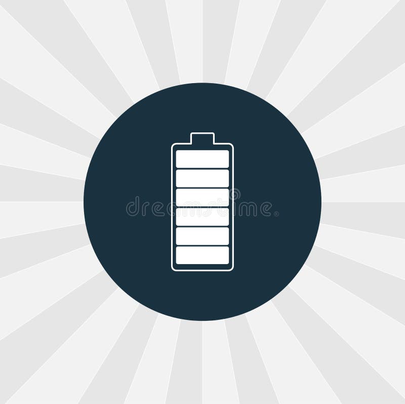 Battery Isolated Icon. Digital Technologies Design Element Stock Vector ...